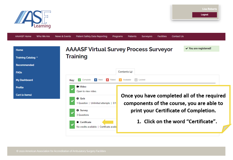 AAAASF Learning: FAQs